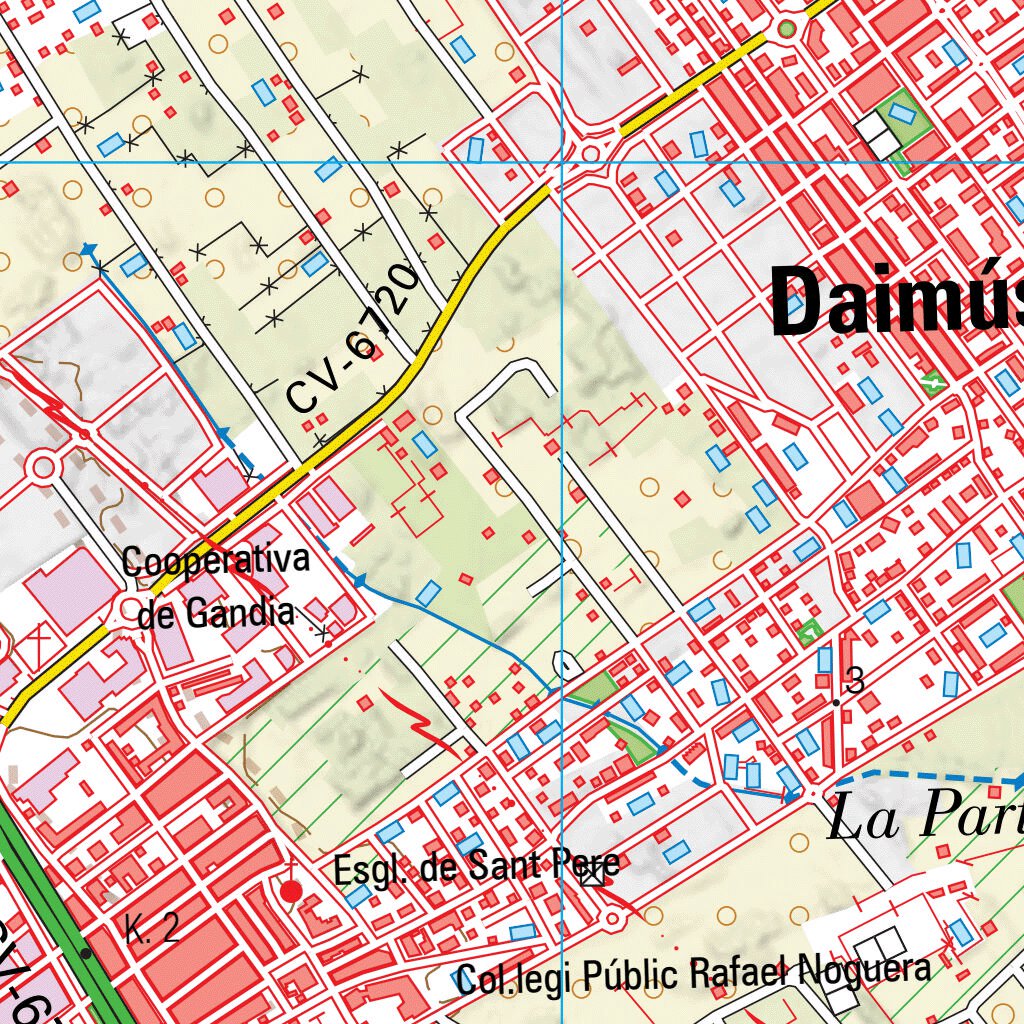 Gandia (0796-1) Map by Instituto Geografico Nacional de Espana | Avenza ...