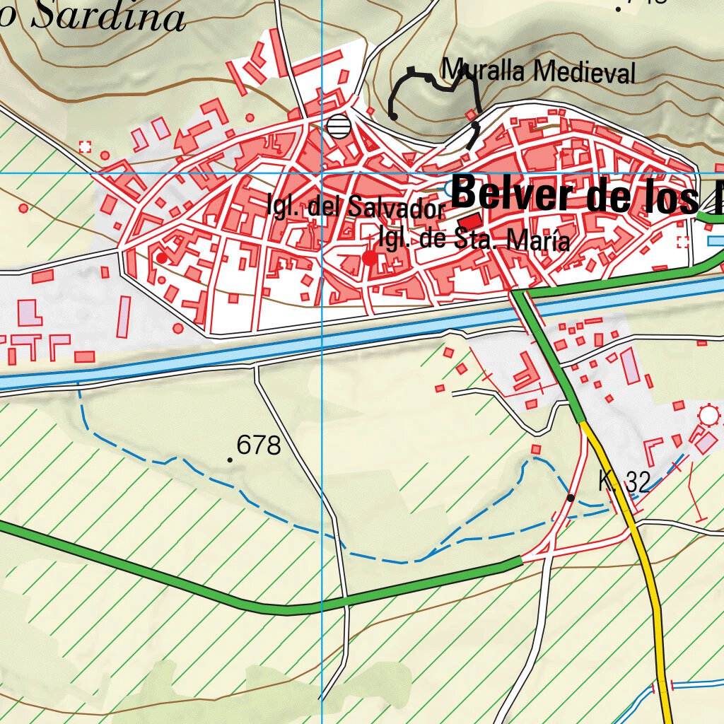 Belver de los Montes (0341-3) Map by Instituto Geografico Nacional de ...