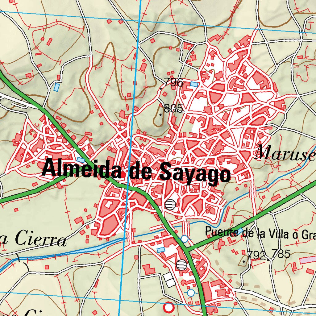 Almeida de Sayago (0424-1) Map by Instituto Geografico Nacional de ...