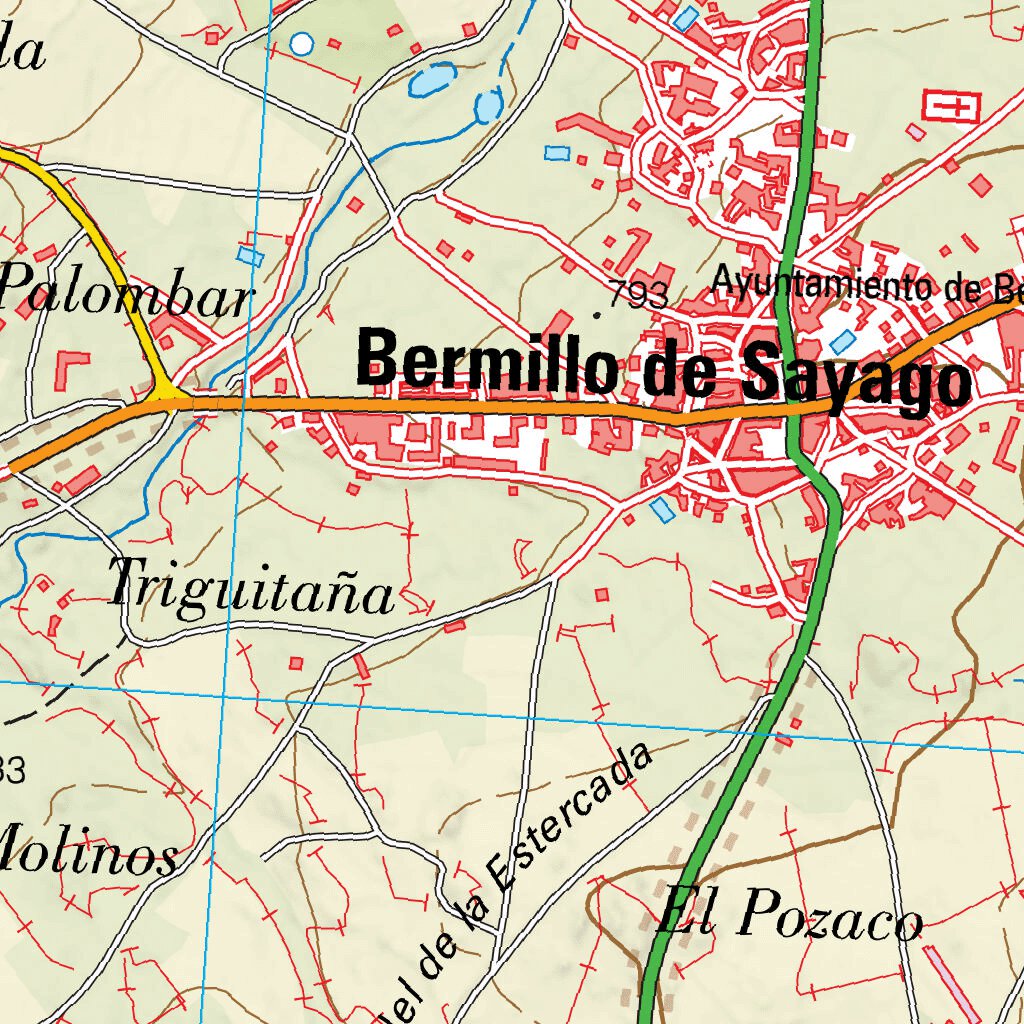 Bermillo de Sayago (0396-3) Map by Instituto Geografico Nacional de ...