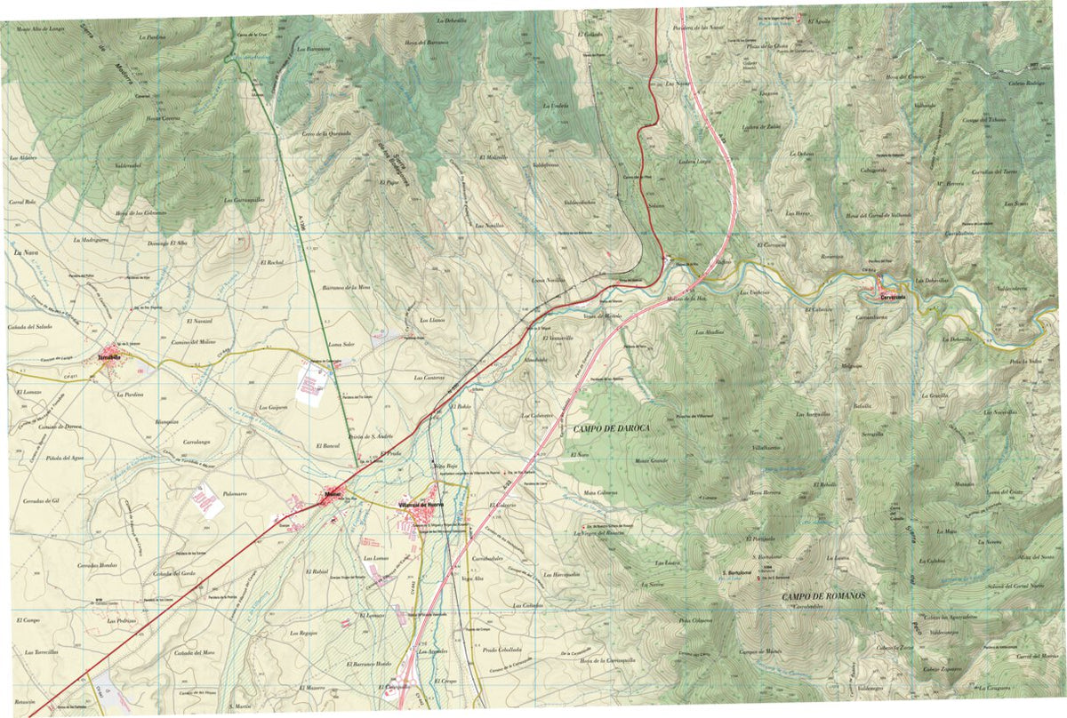 Villarreal de Huerva (0438-4) Map by Instituto Geografico Nacional de ...