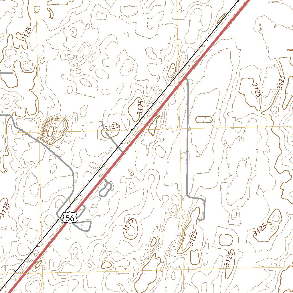 Hugoton, KS (2018, 24000-Scale) Map by United States Geological Survey ...