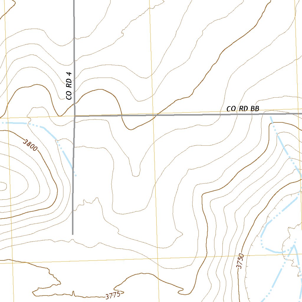 Tribune SW, KS (2018, 24000-Scale) Map by United States Geological ...