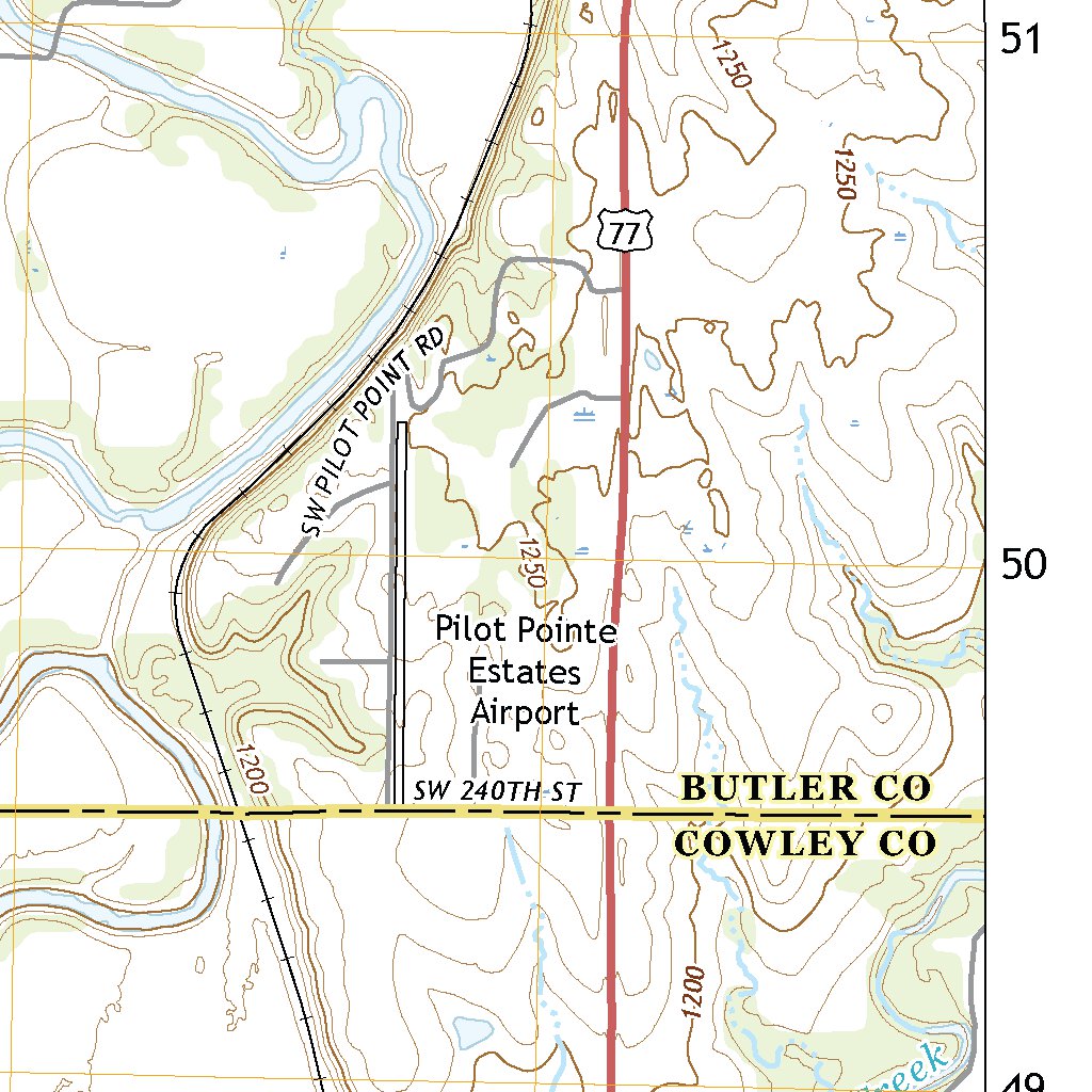 Udall, KS (2018, 24000-Scale) Map by United States Geological Survey ...