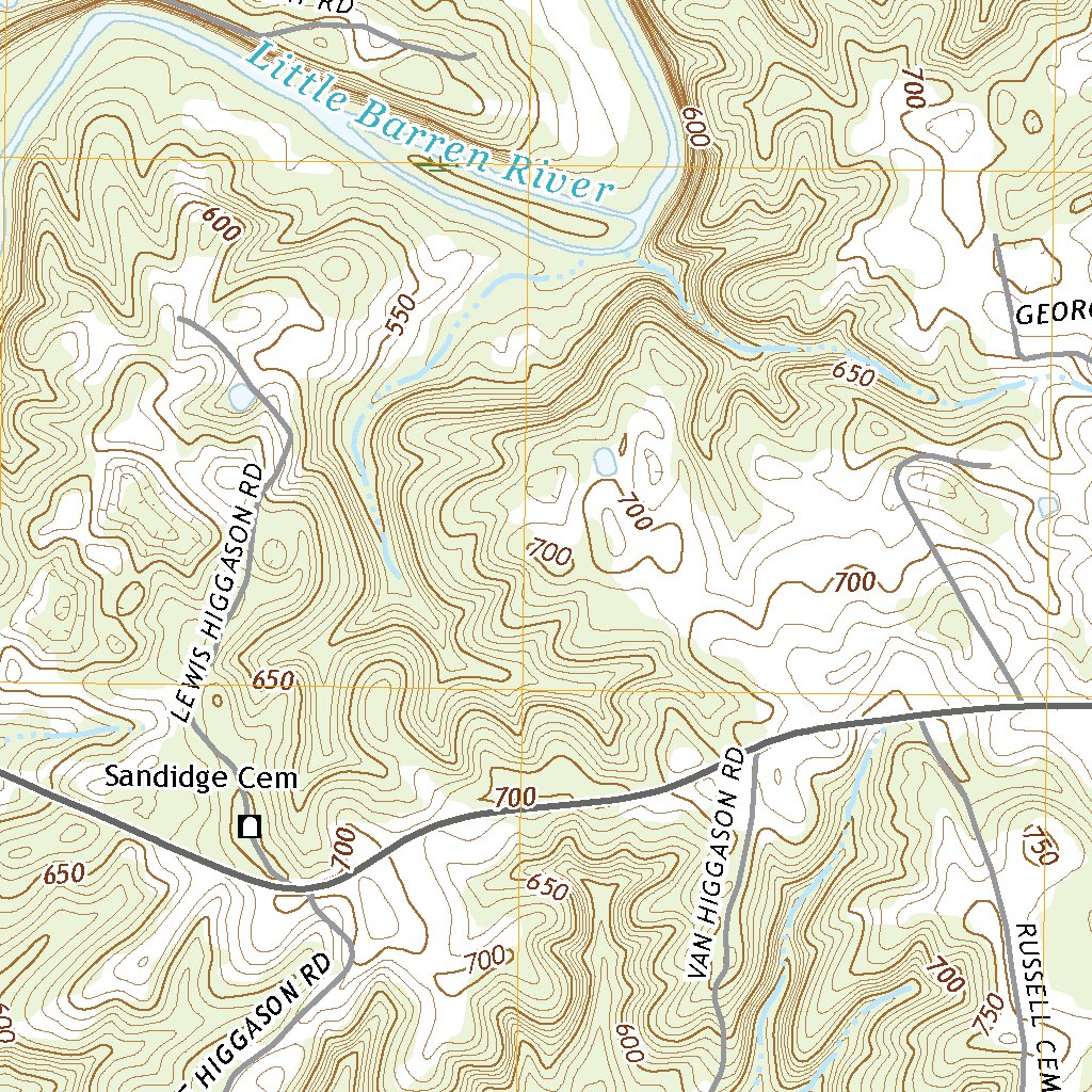 Center, KY (2019, 24000-Scale) Map by United States Geological Survey ...