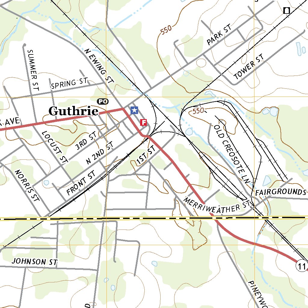 Guthrie, KY (2019, 24000-Scale) Map by United States Geological Survey ...