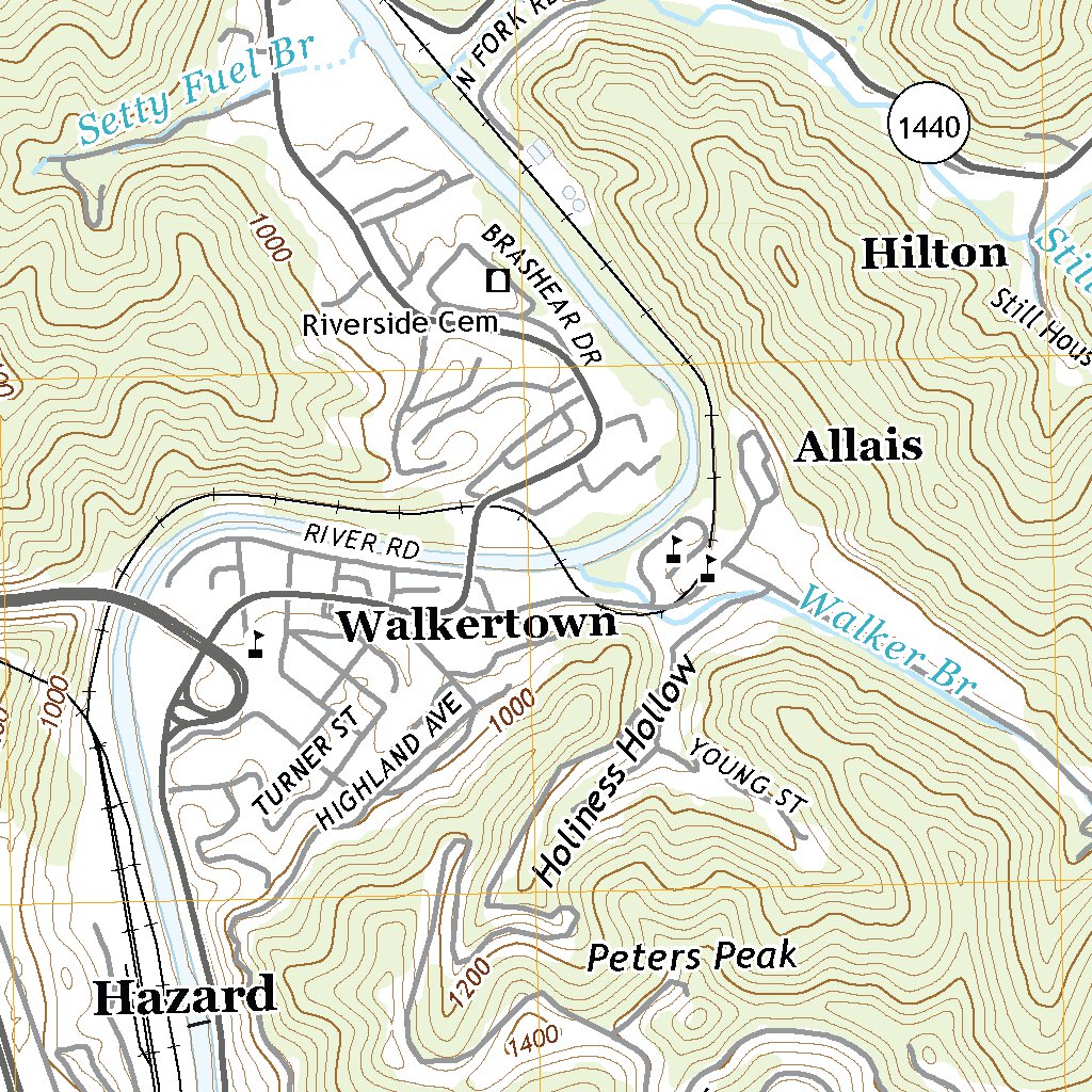 Hazard North, KY (2019, 24000-Scale) Map by United States Geological ...
