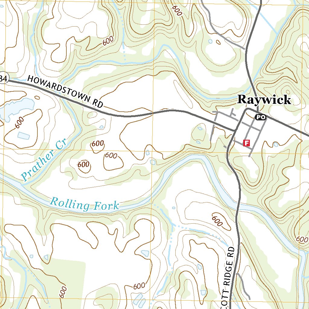 Raywick, KY (2019, 24000-Scale) Map by United States Geological Survey ...