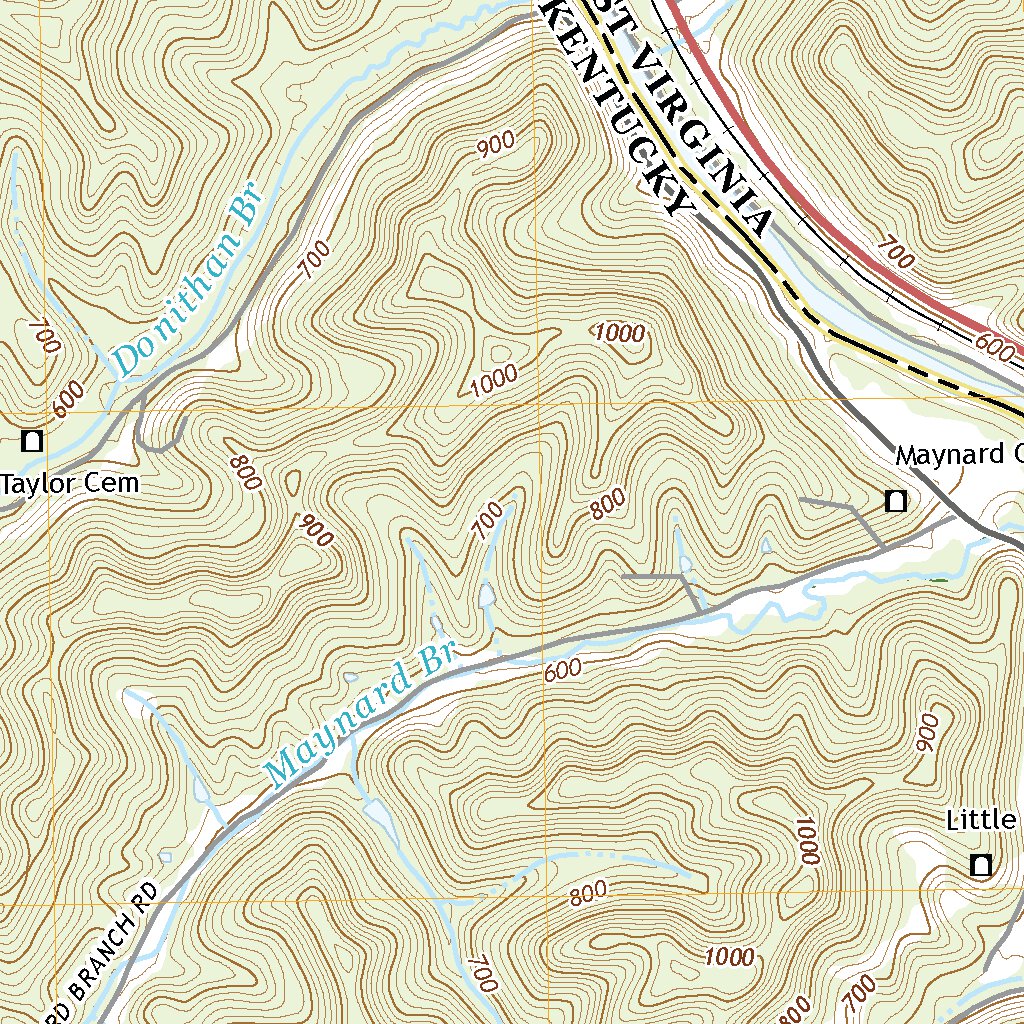 Louisa, KY (2019, 24000-Scale) Map by United States Geological Survey ...