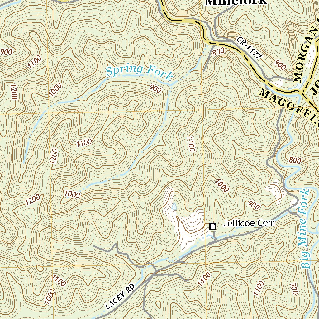 Salyersville North, KY (2019, 24000-Scale) Map by United States ...