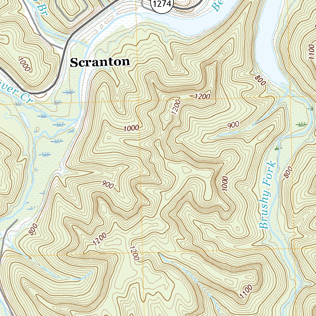 Scranton, KY (2019, 24000-Scale) Map by United States Geological Survey ...