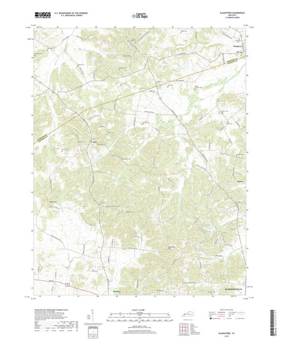 Slaughters, KY (2019, 24000-Scale) Map by United States Geological ...