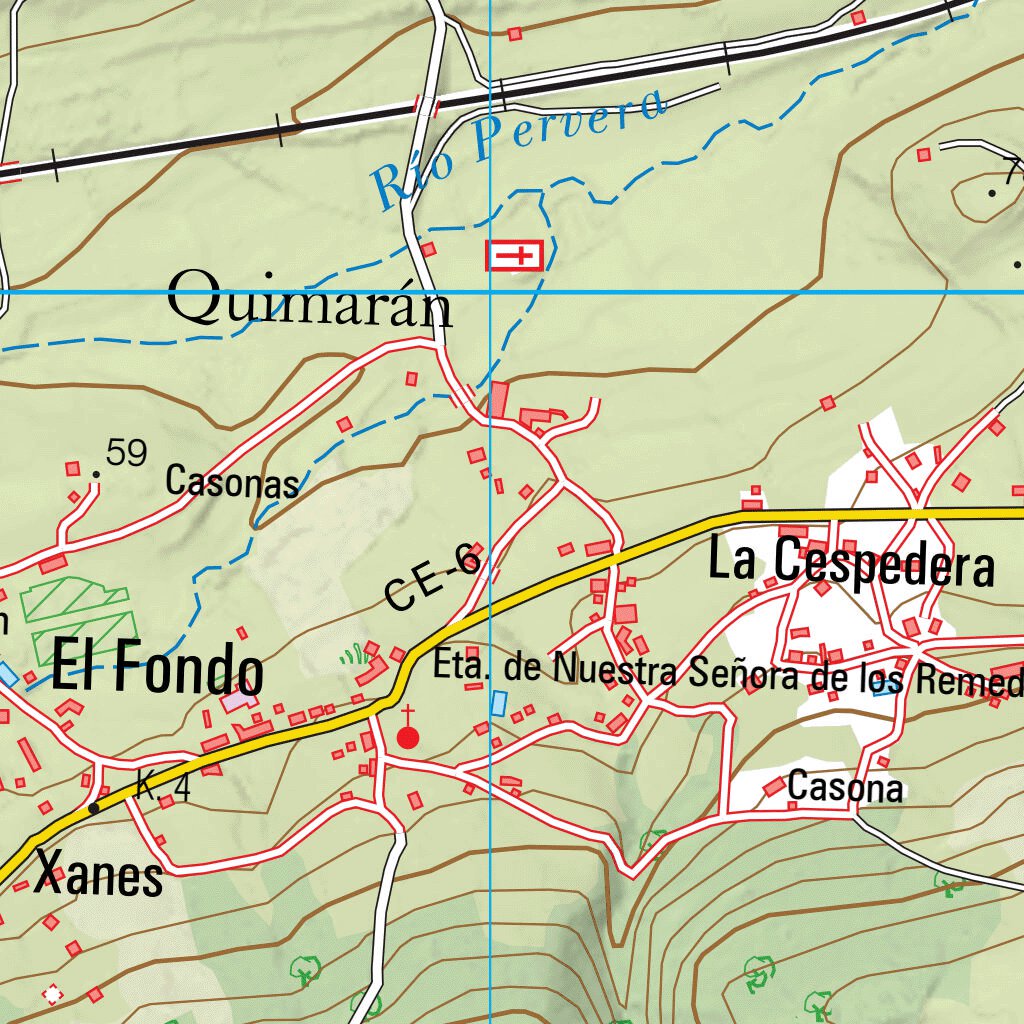 Gijón Oeste (0014-3) Map by Instituto Geografico Nacional de Espana ...