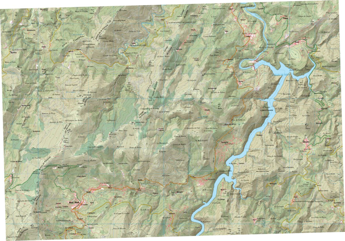 Boal (0026-1) Map by Instituto Geografico Nacional de Espana | Avenza Maps