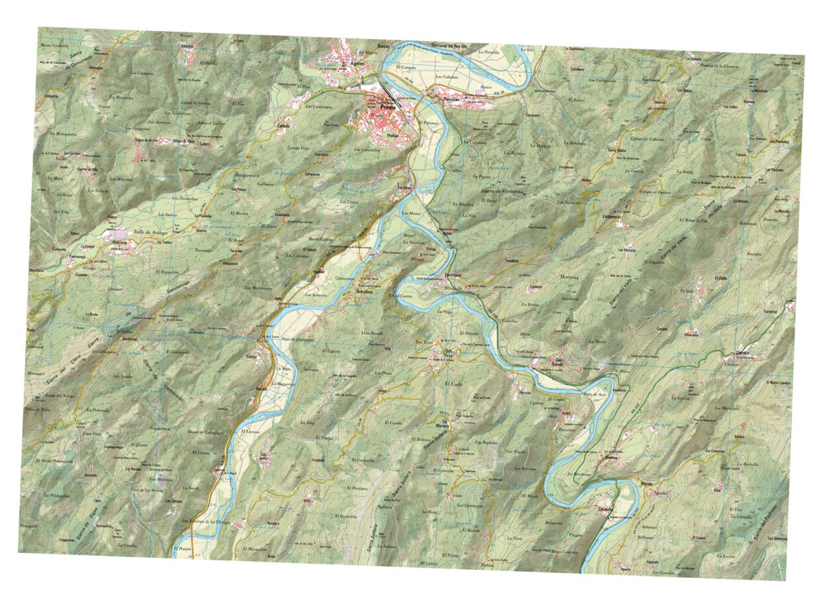 Pravia (0028-1) Map by Instituto Geografico Nacional de Espana | Avenza ...
