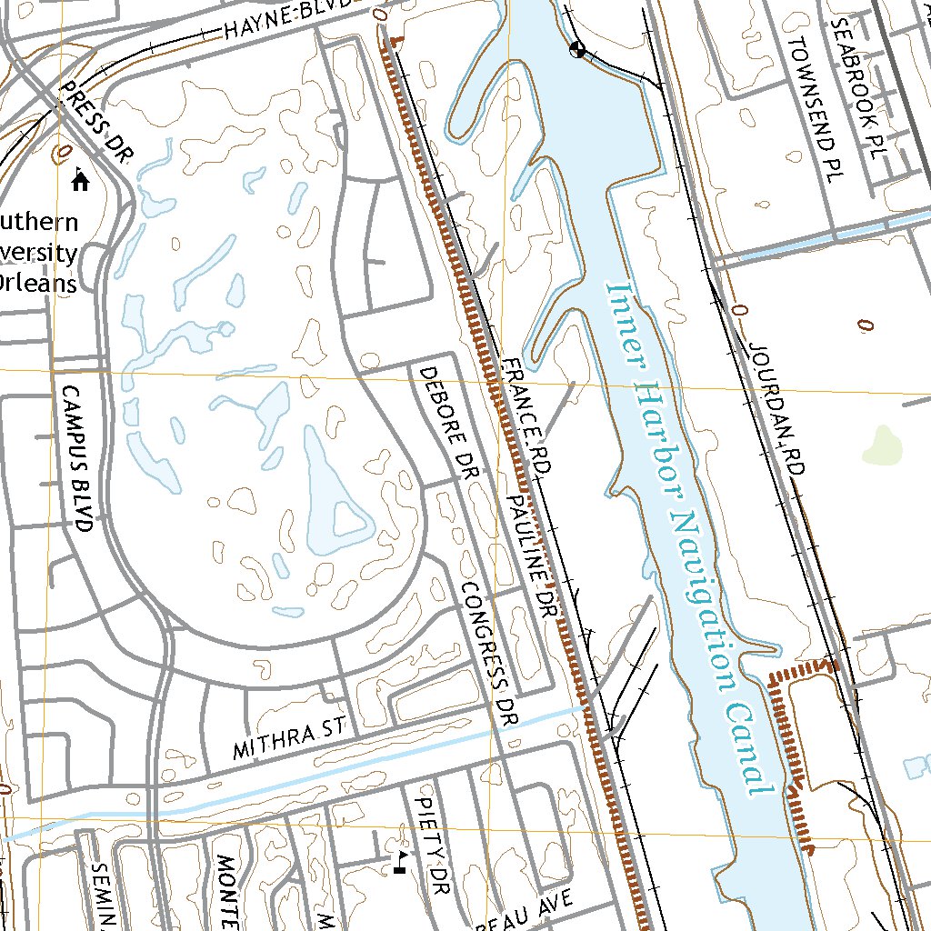 Spanish Fort, LA (2020, 24000-Scale) Map by United States Geological ...