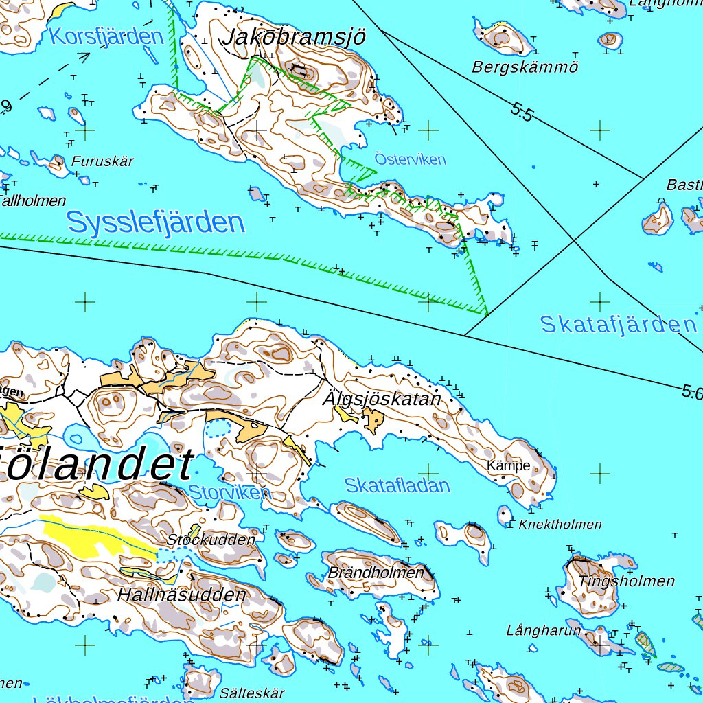 Inkoo 1:50 000 (K422) Map by MaanMittausLaitos | Avenza Maps