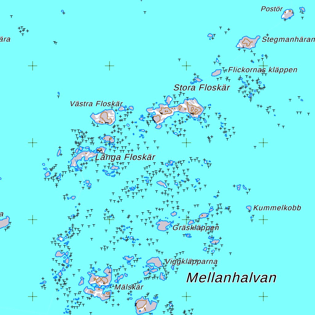 Huvan 1:50 000 (K322) Map by MaanMittausLaitos | Avenza Maps