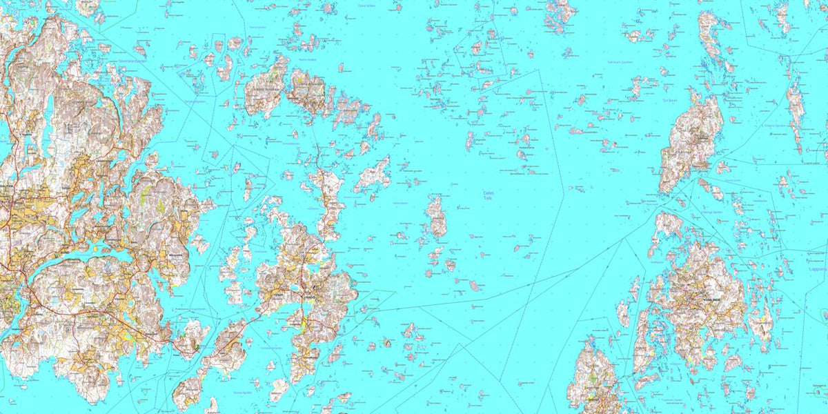 Vårdö 1:50 000 (L312) Map by MaanMittausLaitos | Avenza Maps