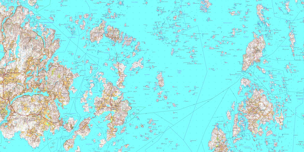Vårdö 1:50 000 (L312) Map by MaanMittausLaitos | Avenza Maps