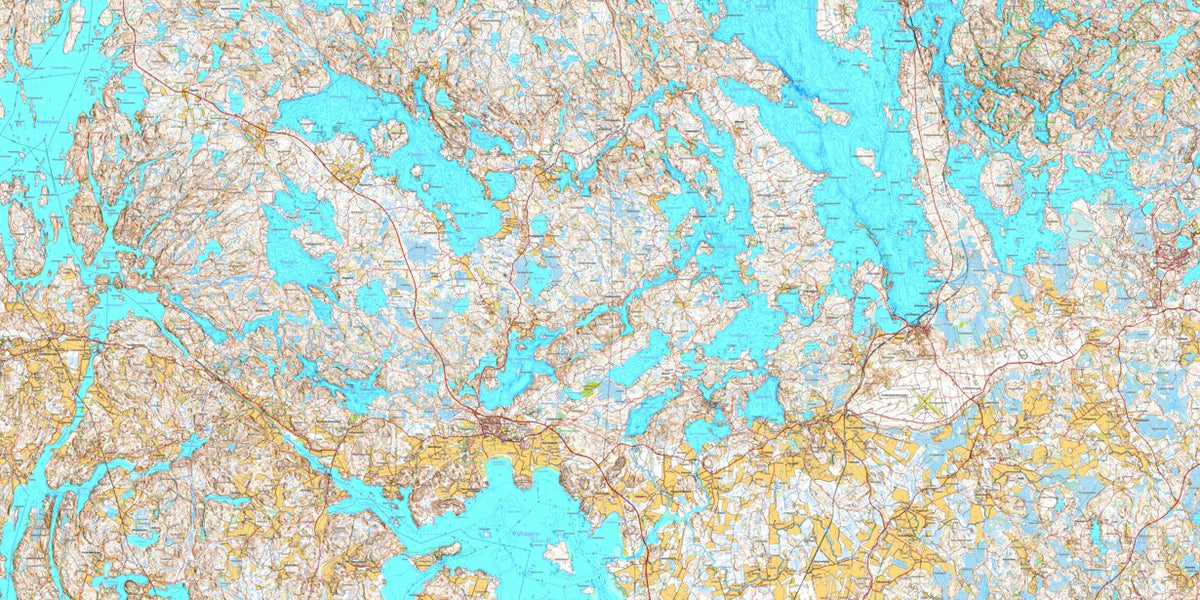 Pertunmaa 1:50 000 (M433) Map by MaanMittausLaitos | Avenza Maps