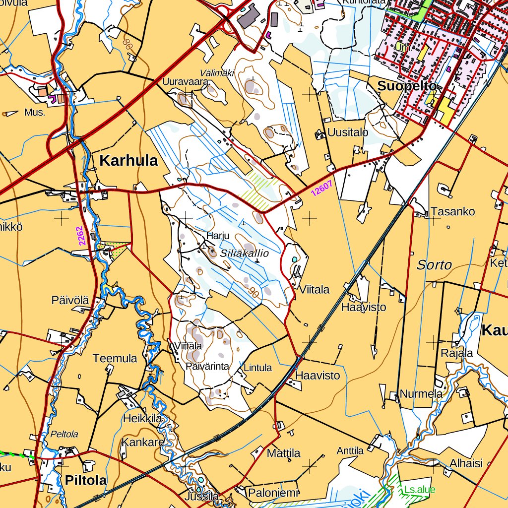 Loimaa 1:50 000 (L344) Map by MaanMittausLaitos | Avenza Maps