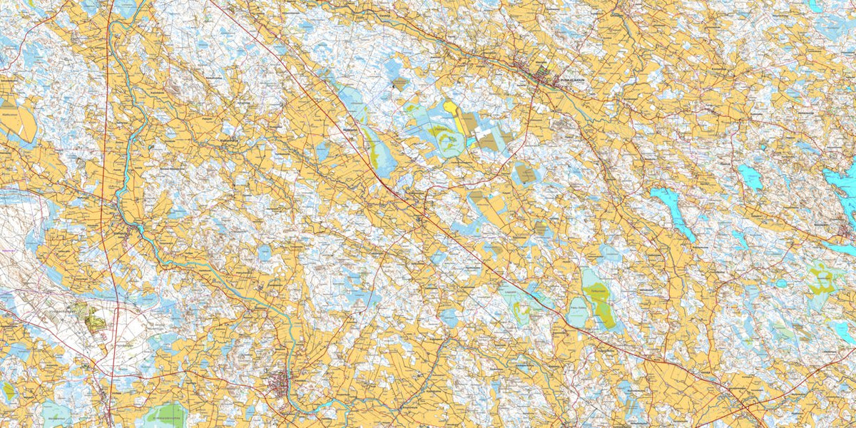 Loimaa 1:50 000 (M333) Map by MaanMittausLaitos | Avenza Maps