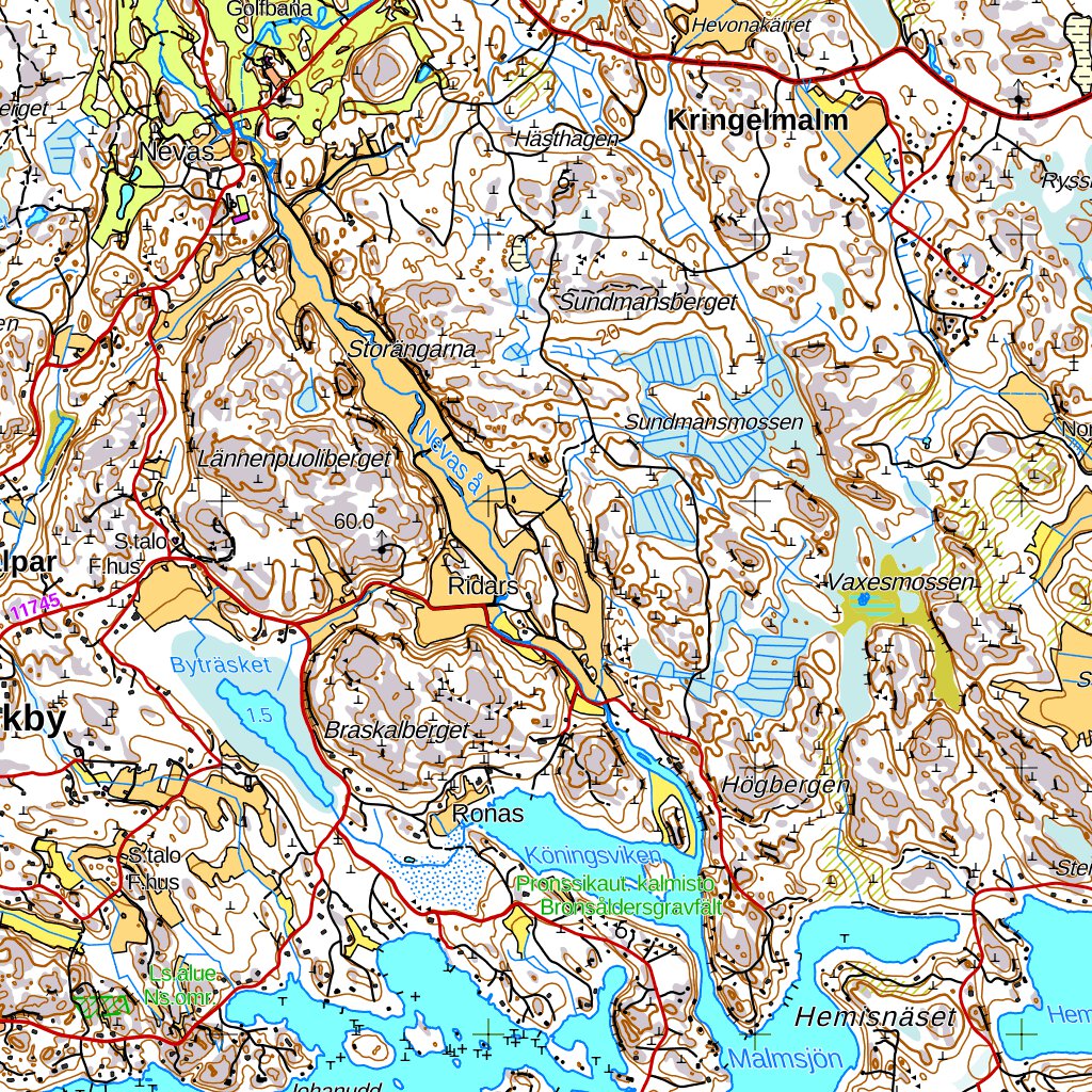 Porvoo 1:50 000 (L431) Map by MaanMittausLaitos | Avenza Maps