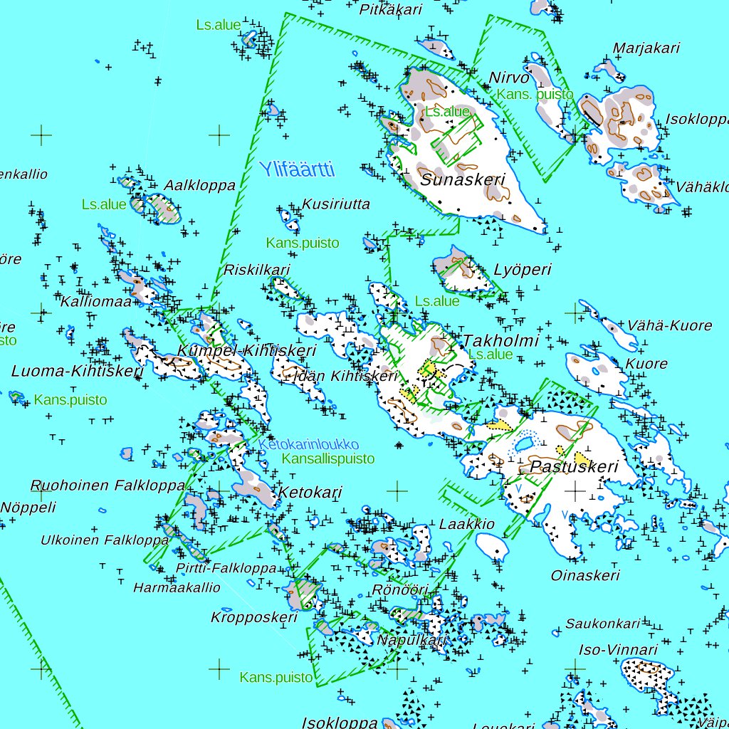 Eurajoki 1:50 000 (M323) Map by MaanMittausLaitos | Avenza Maps