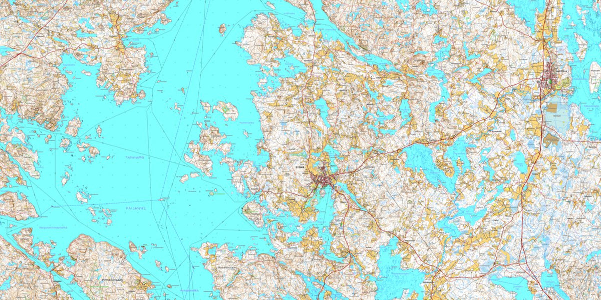 Sysmä 1:50 000 (M441) Map by MaanMittausLaitos | Avenza Maps