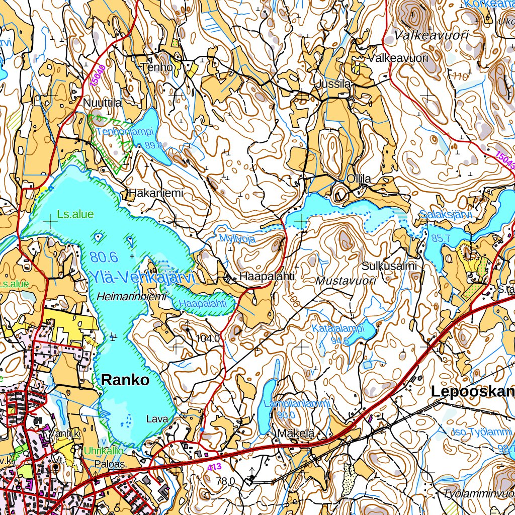 Sysmä 1:50 000 (M441) Map by MaanMittausLaitos | Avenza Maps