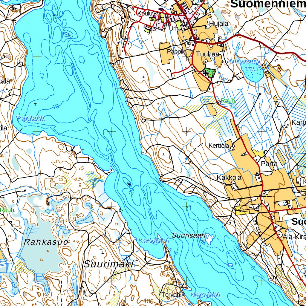 Mikkeli 1:50 000 (M512) Map by MaanMittausLaitos | Avenza Maps