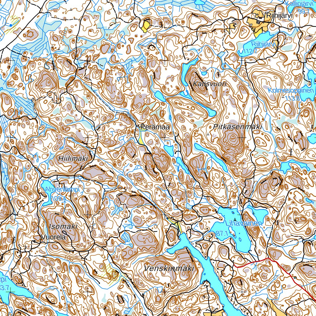 Asikkala 1:50 000 (M432) Map by MaanMittausLaitos | Avenza Maps