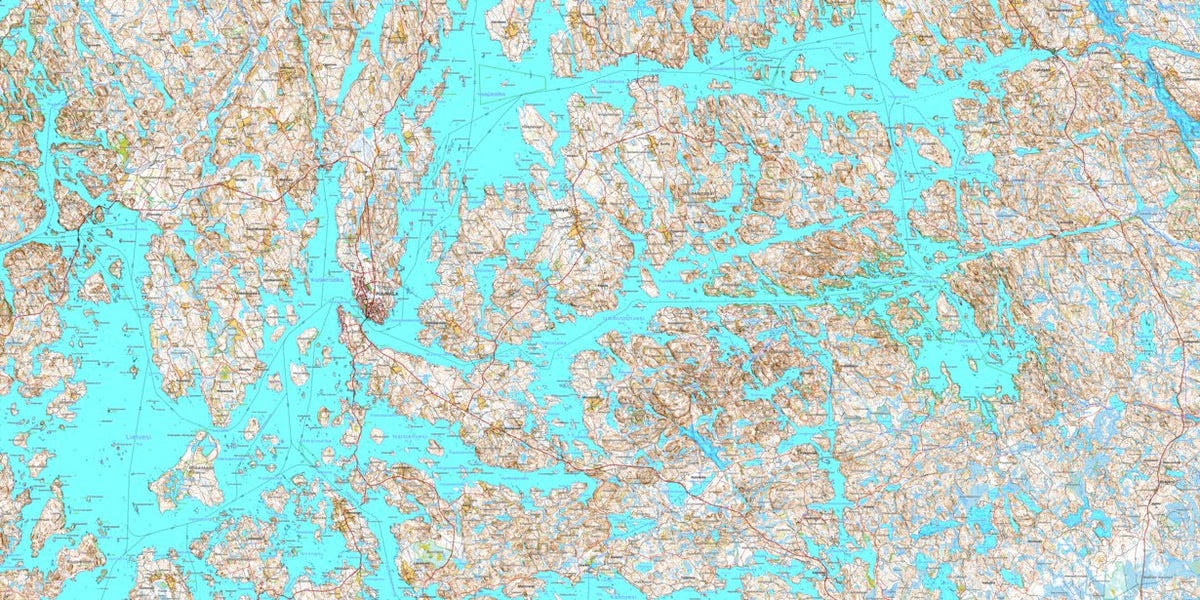 Puumala 1:50 000 (M523) Map by MaanMittausLaitos | Avenza Maps