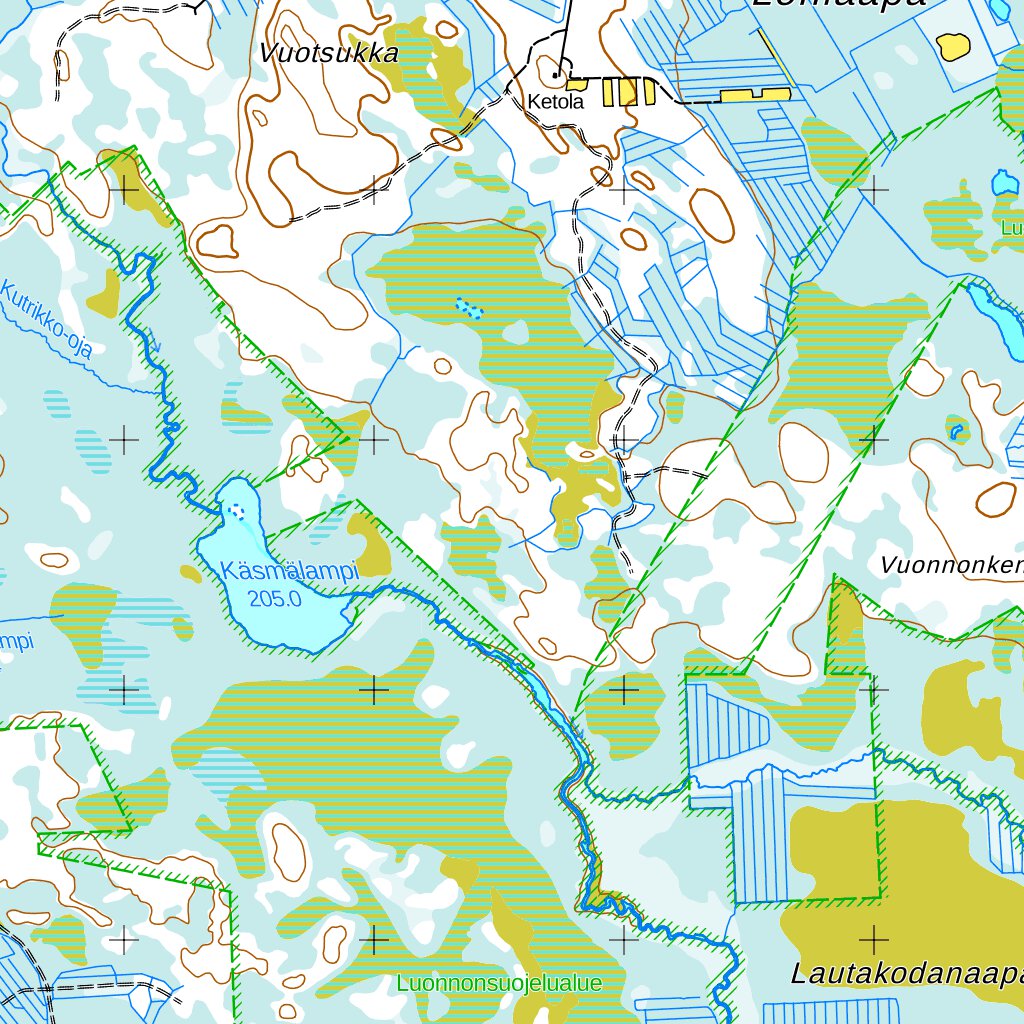 Salla 1:50 000 (T524) Map by MaanMittausLaitos | Avenza Maps