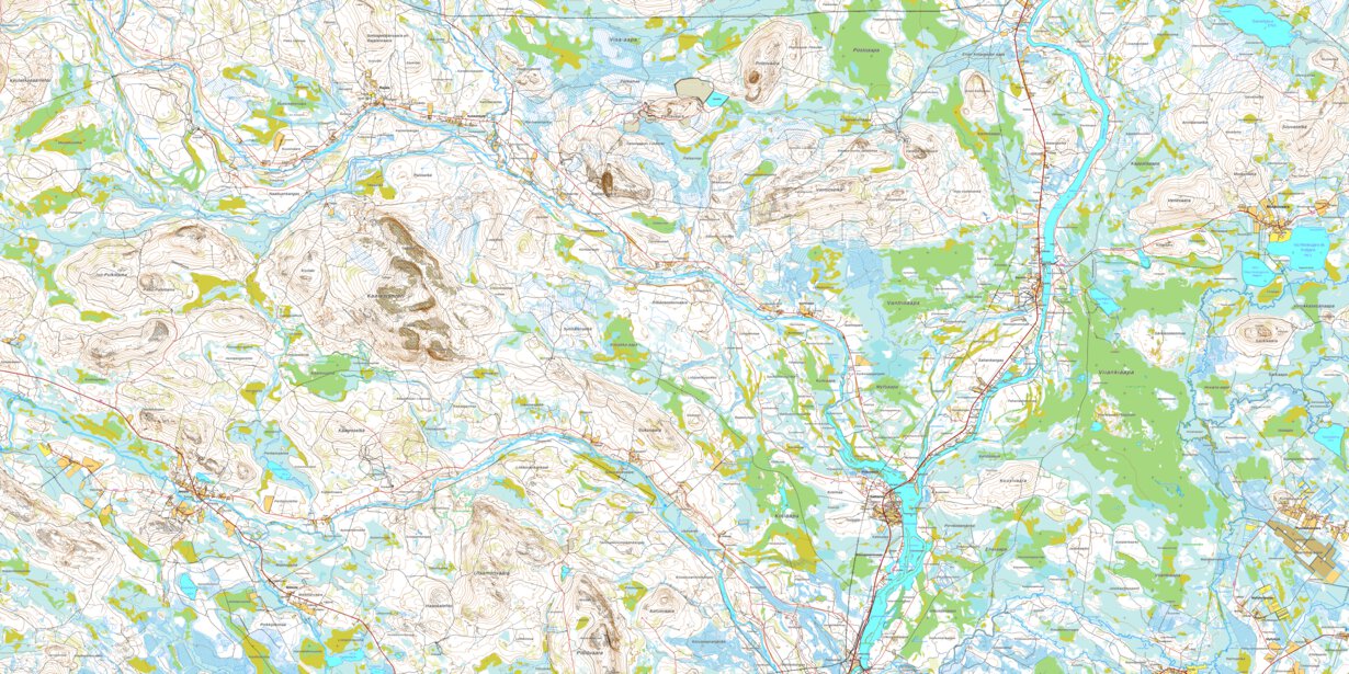 Sodankylä 1:50 000 (U443) Map by MaanMittausLaitos | Avenza Maps