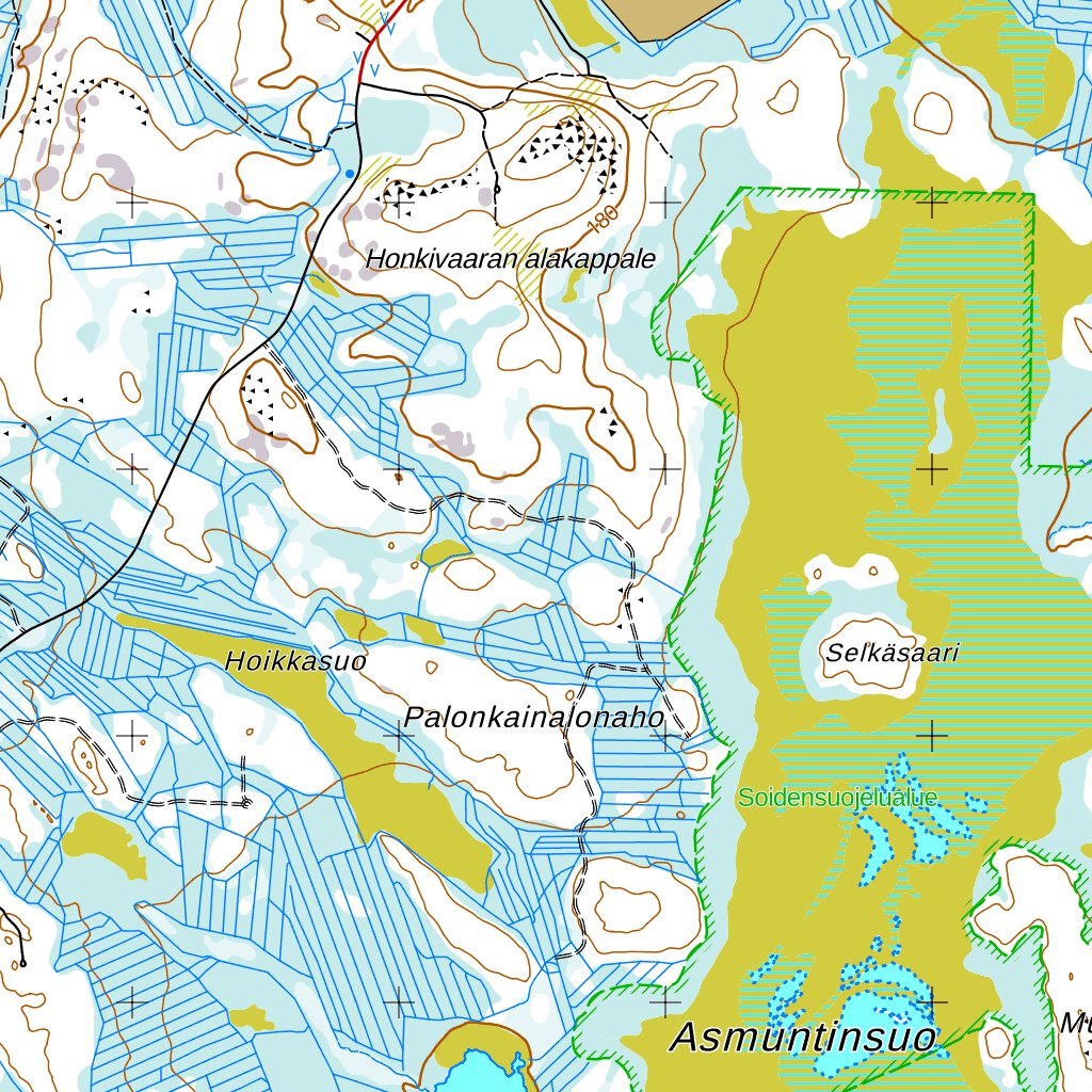 Ranua 1:50 000 (S443) Map by MaanMittausLaitos | Avenza Maps