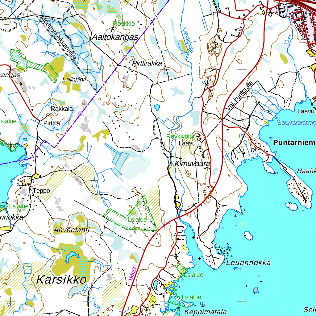 Kemi 1:50 000 (S414) Map by MaanMittausLaitos | Avenza Maps