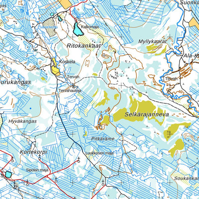Raahe 1:50 000 (R413) Map by MaanMittausLaitos | Avenza Maps