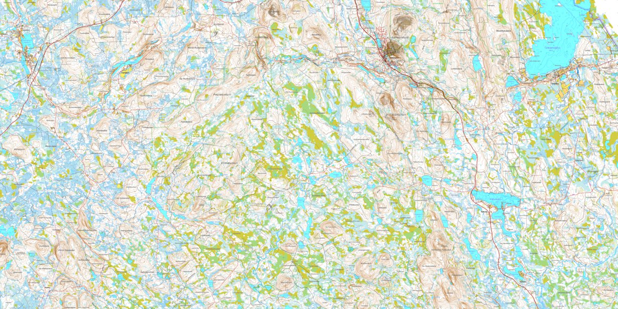 Salla 1:50 000 (T523) Map by MaanMittausLaitos | Avenza Maps