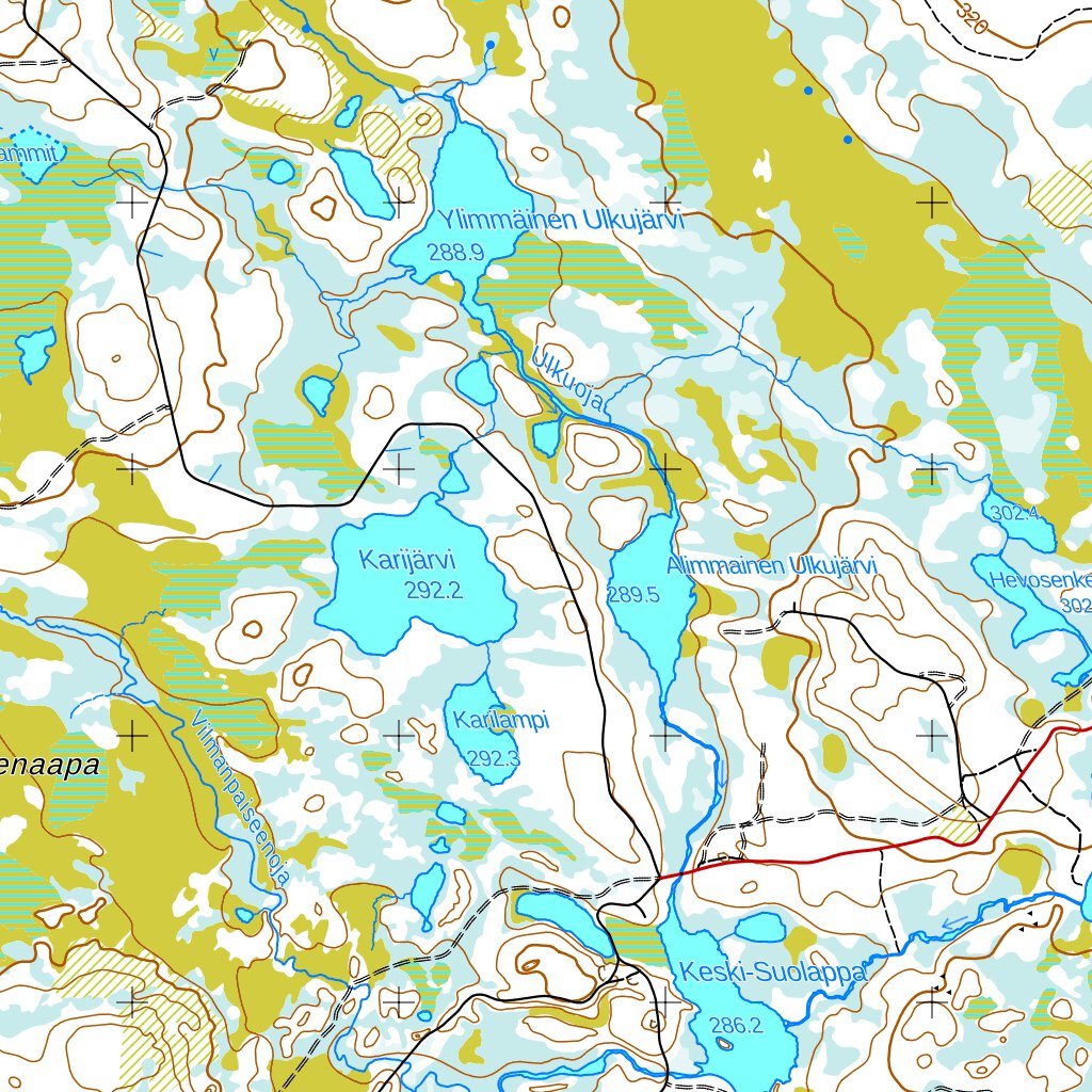 Salla 1:50 000 (T523) Map by MaanMittausLaitos | Avenza Maps