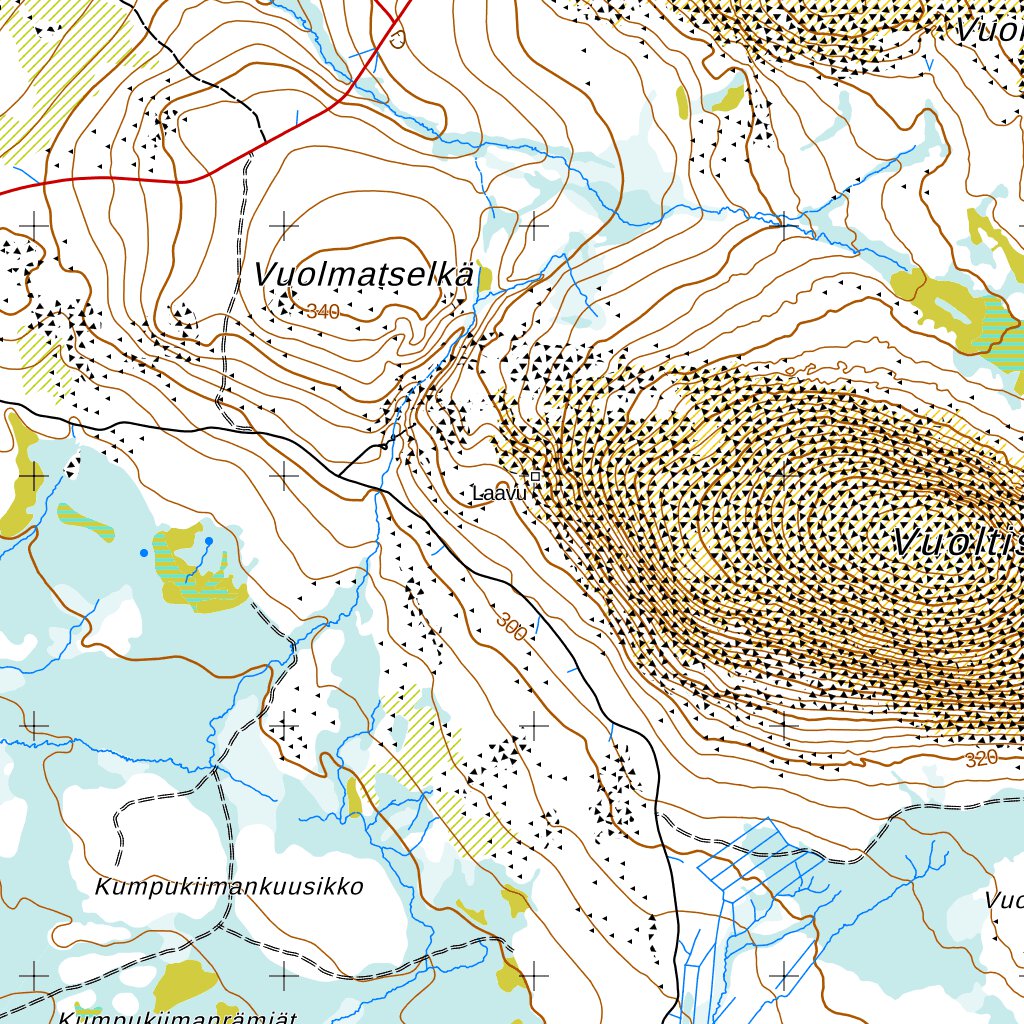 Sodankylä 1:50 000 (U522) Map by MaanMittausLaitos | Avenza Maps