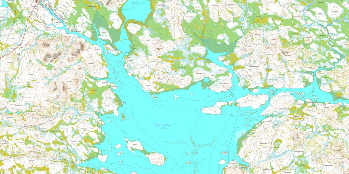 Sodankylä 1:50 000 (V511) Map by MaanMittausLaitos | Avenza Maps