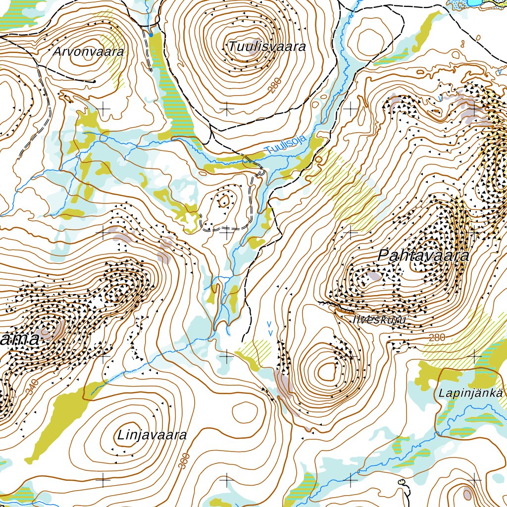 Sodankylä 1:50 000 (V511) Map by MaanMittausLaitos | Avenza Maps
