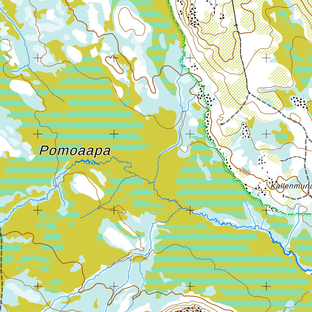 Sodankylä 1:50 000 (V433) Map by MaanMittausLaitos | Avenza Maps