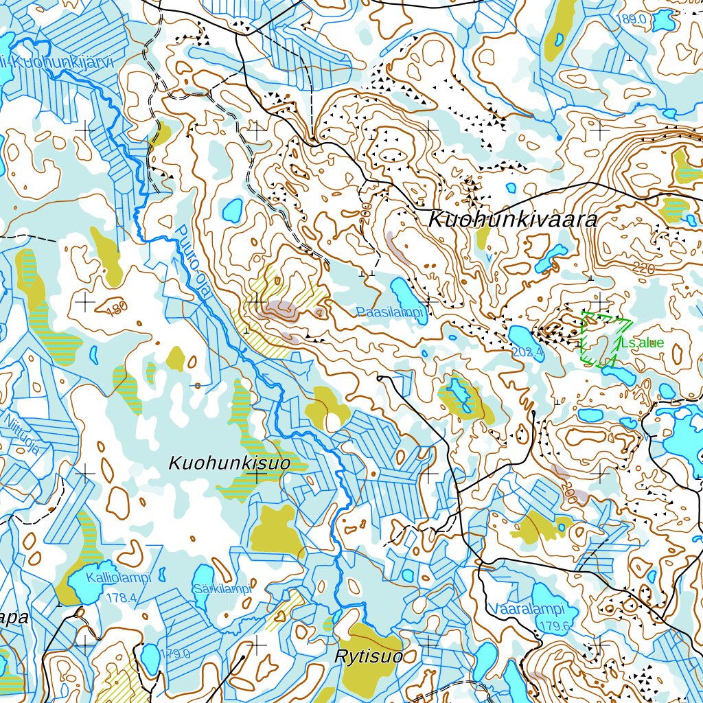 Rovaniemi 1:50 000 (T433) Map by MaanMittausLaitos | Avenza Maps