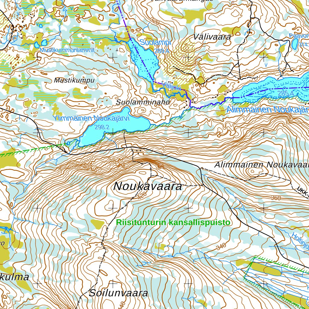 Posio 1:50 000 (T513) Map by MaanMittausLaitos | Avenza Maps