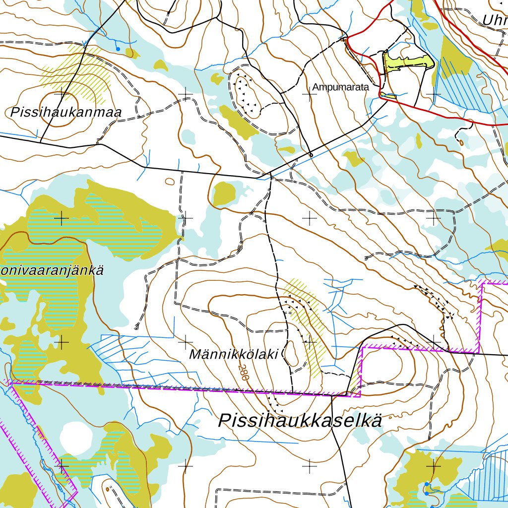 Sodankylä 1:50 000 (U434) Map by MaanMittausLaitos | Avenza Maps