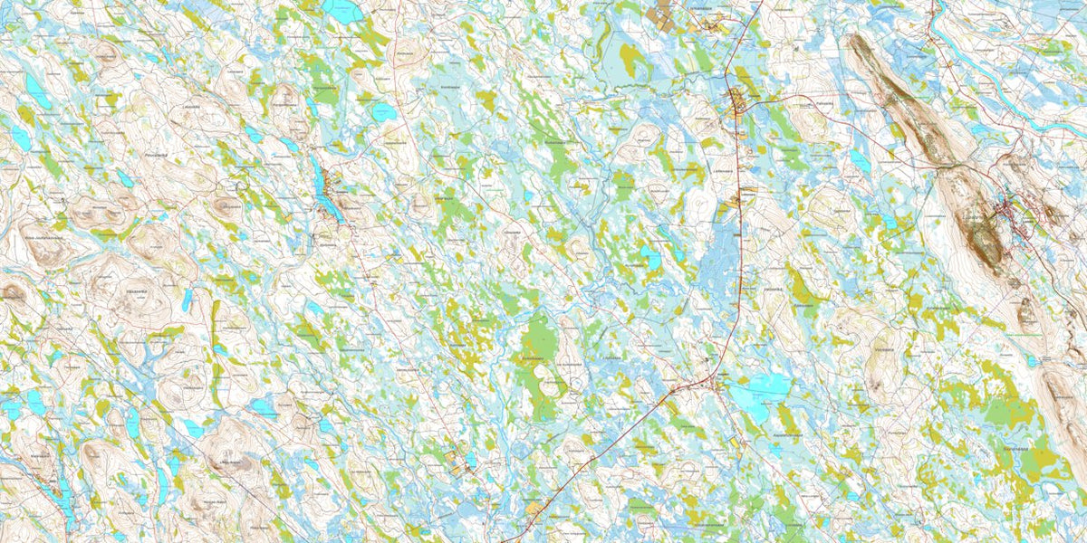 Sodankylä 1:50 000 (U433) Map by MaanMittausLaitos | Avenza Maps