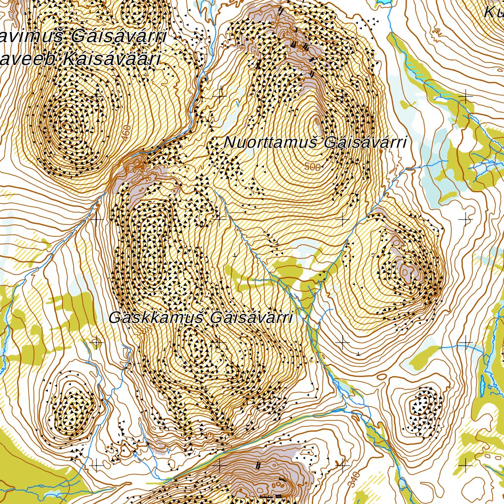 Inari 1:50 000 (W434) Map by MaanMittausLaitos | Avenza Maps